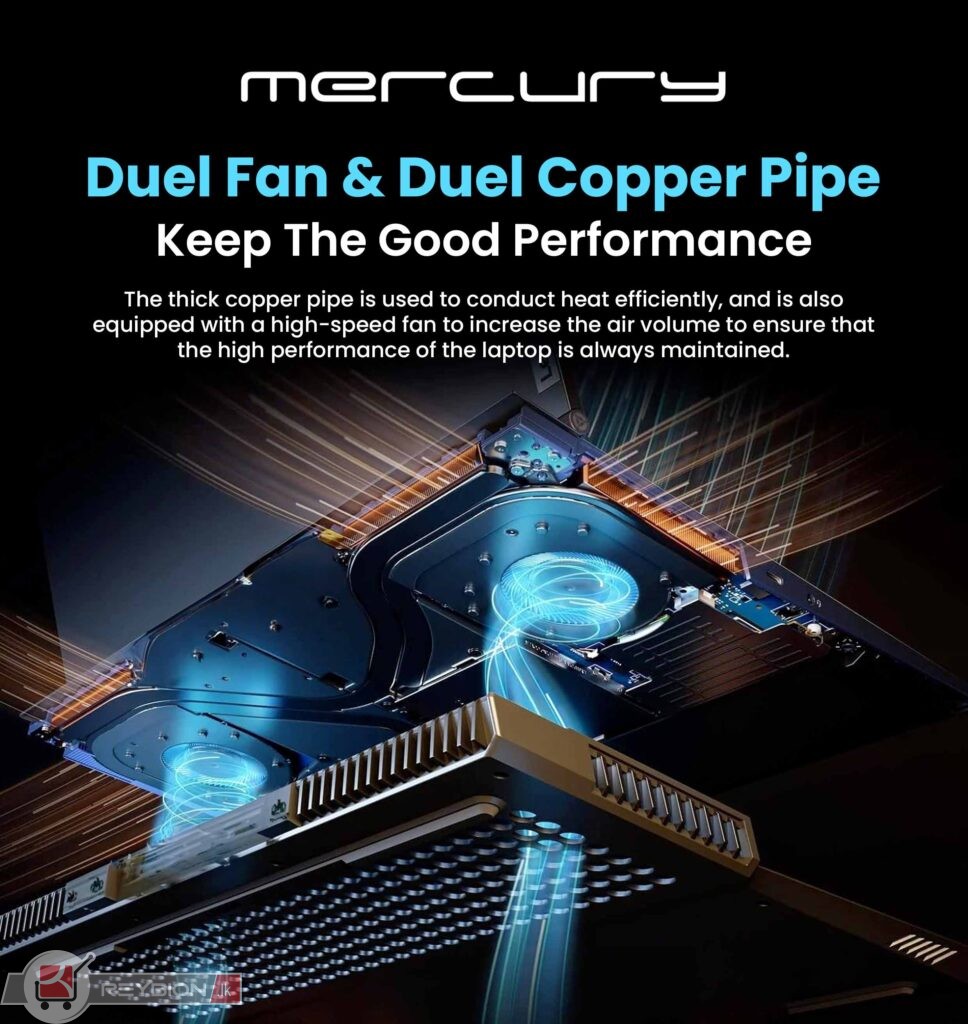 Mercury Evolution M1517 Intel Core i7 11th Gen QHD Laptop - Reybion